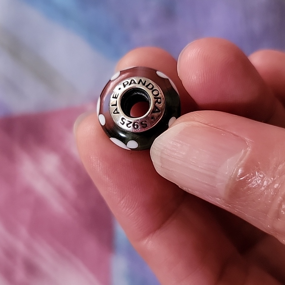 Pandora Disney Minnie Mouse Murano Glass Charm - Gem